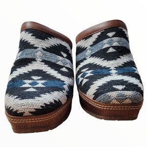 Kork-Ease | Shoes | Korks Kork Ease Lori Slip On Fabric Aztec Clog Mule ...